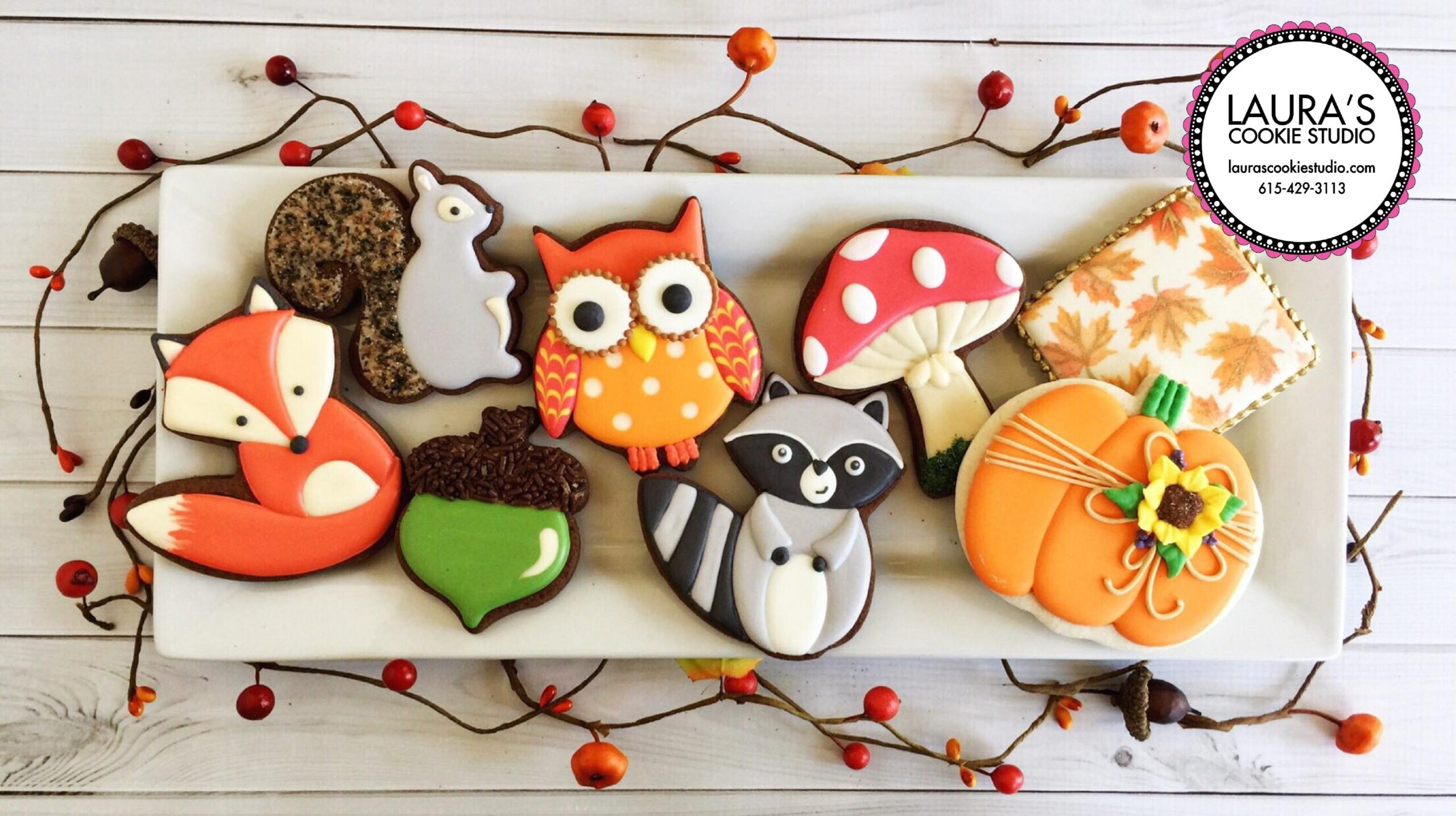 5 Piece Woodland Cookie Cutter Set | The Cookie Cutter Shop